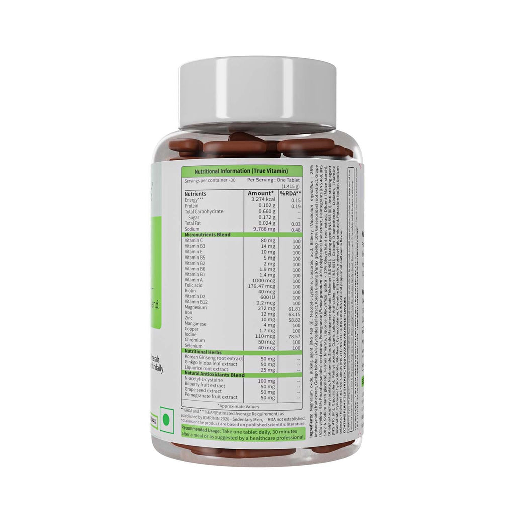 True Vitamin Tablets - Buy Multivitamin Supplements Online in India ...
