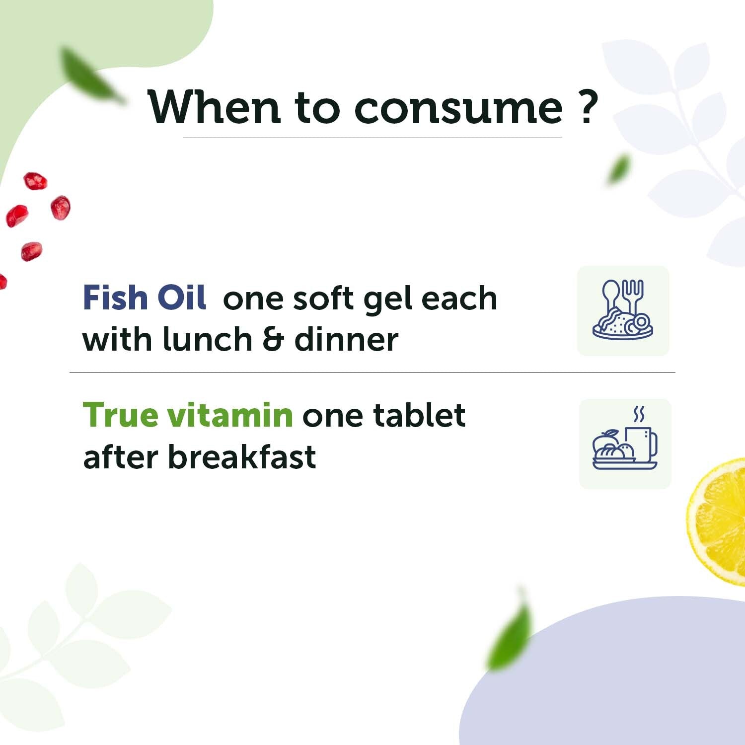 Discounted Fish Oil Capsules and True Vitamin Tablets Combo
