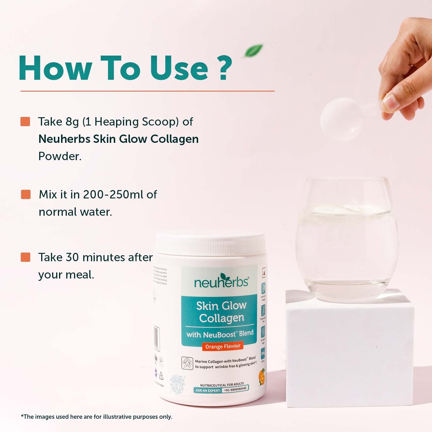 Buy Skin Glow Collagen Powder for Glowing Skin - Neuherbs