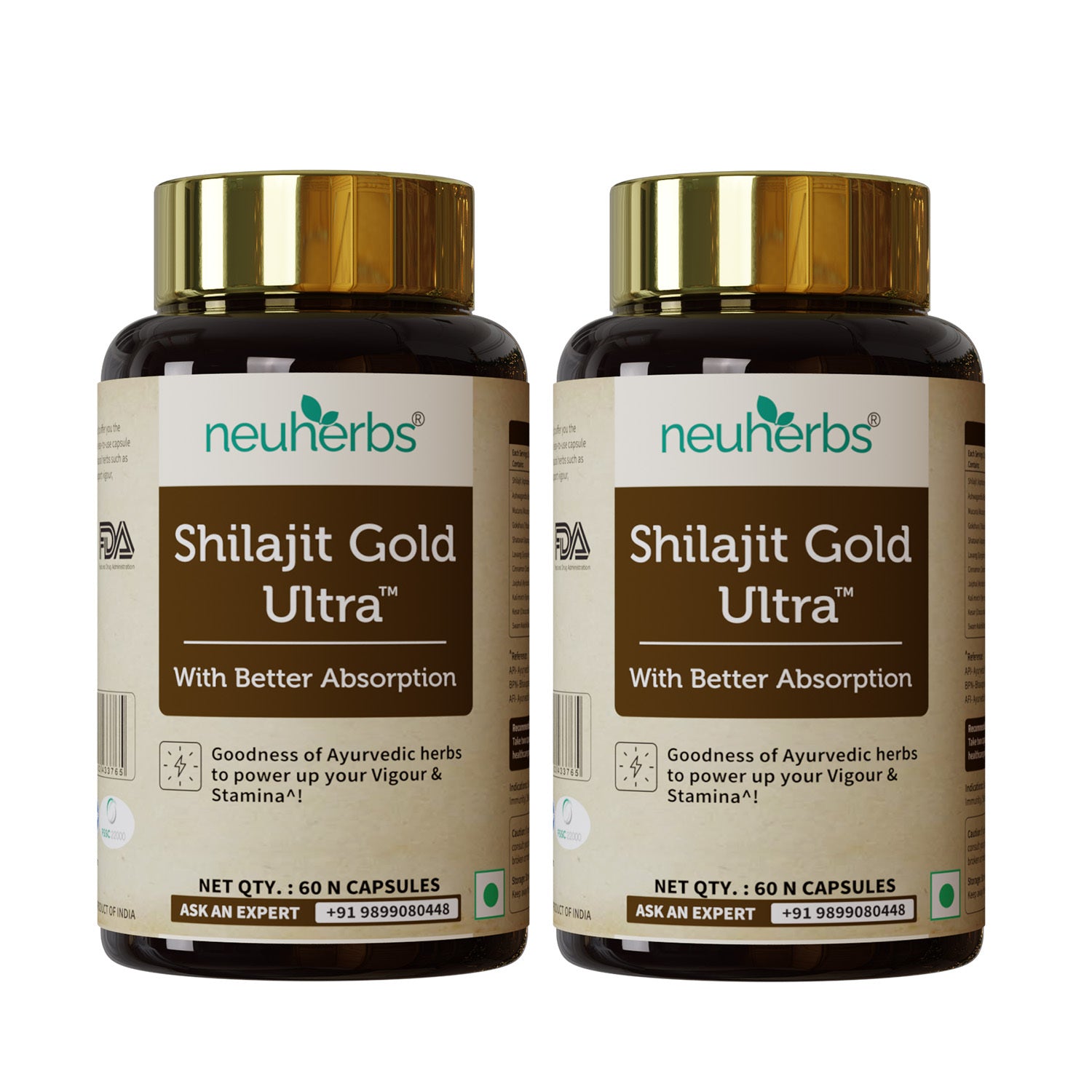 Shilajit Gold Ultra Capsules – Boost Men's Performance Naturally– Neuherbs